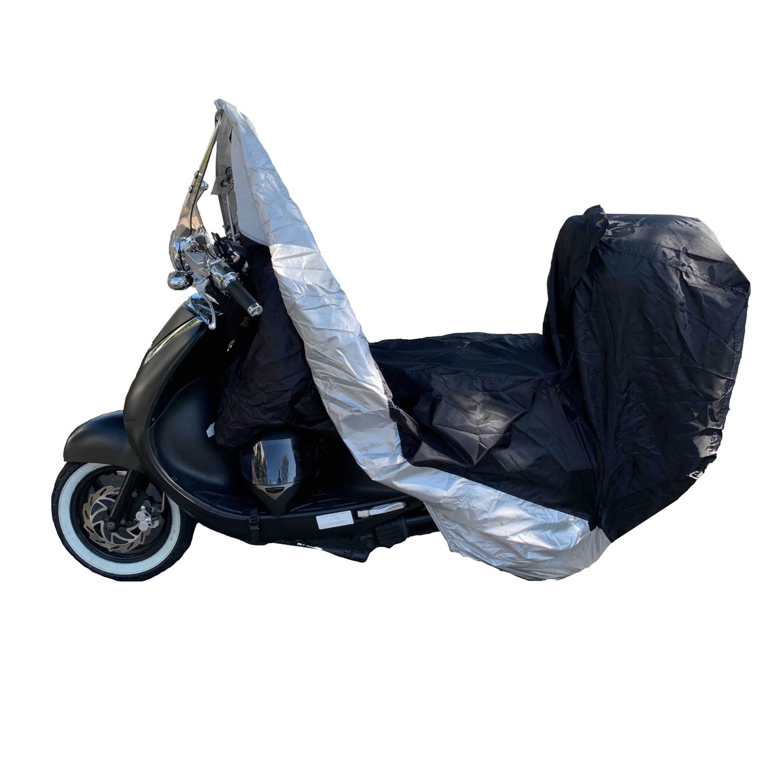 Covered Living Deluxe Motorcycle Cover With Back Rack Trunk Pouch (L ...