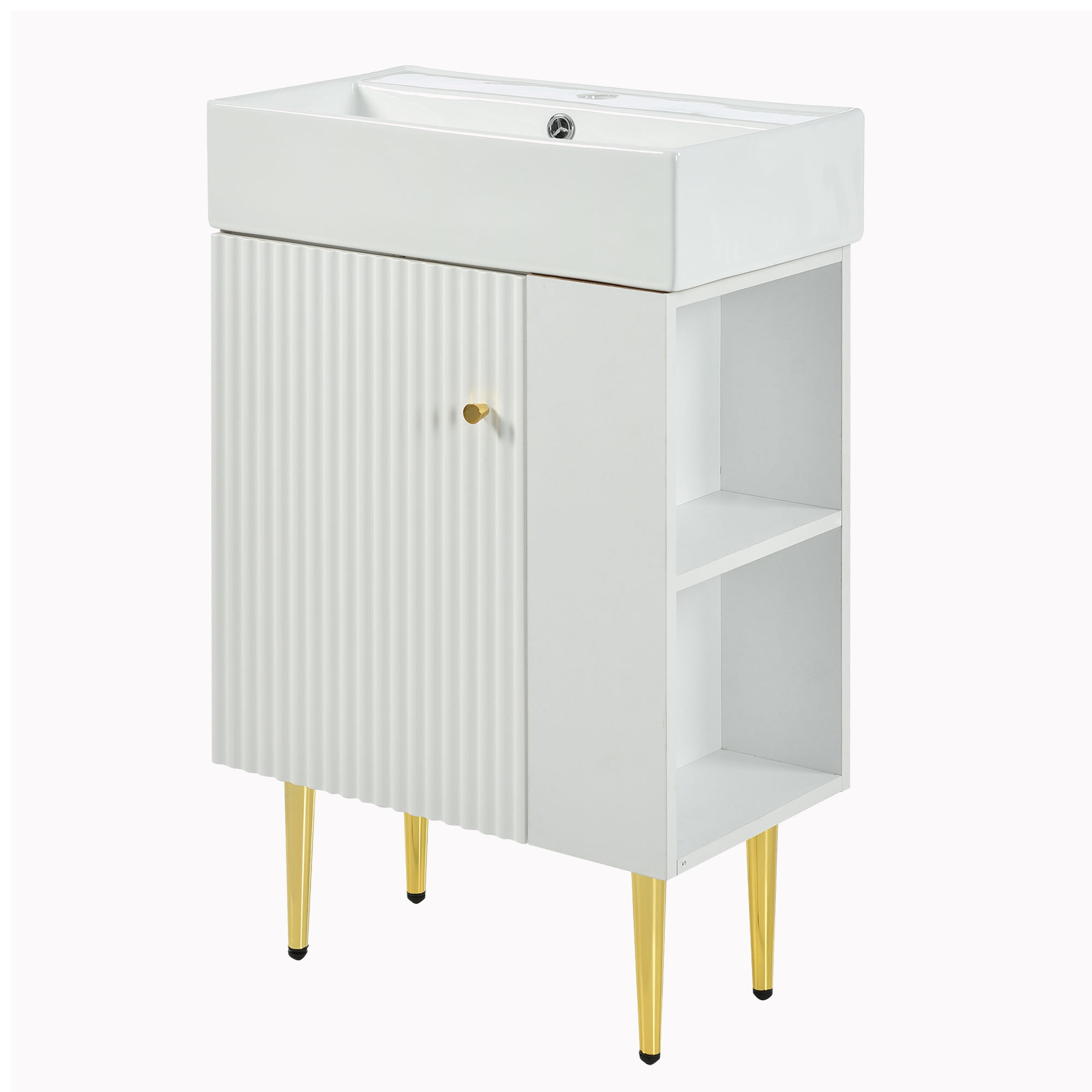 Everly Quinn Lorna Bathroom Vanity Base Only | Wayfair
