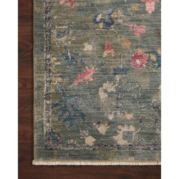 Lark Manor Febbas Moss Green Rug & Reviews | Wayfair