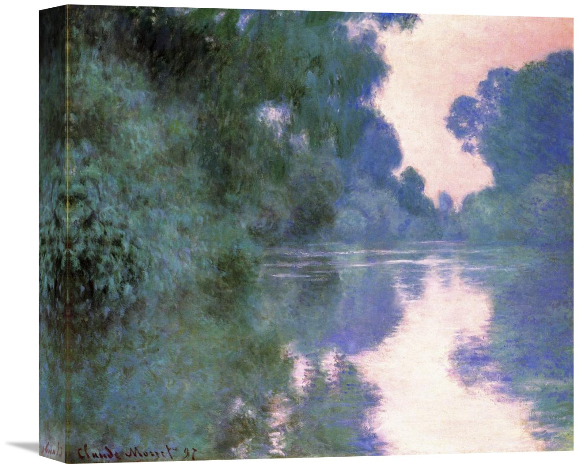 Vault W Artwork 'Branch of the Seine Near Giverny 2 1897' by Claude ...