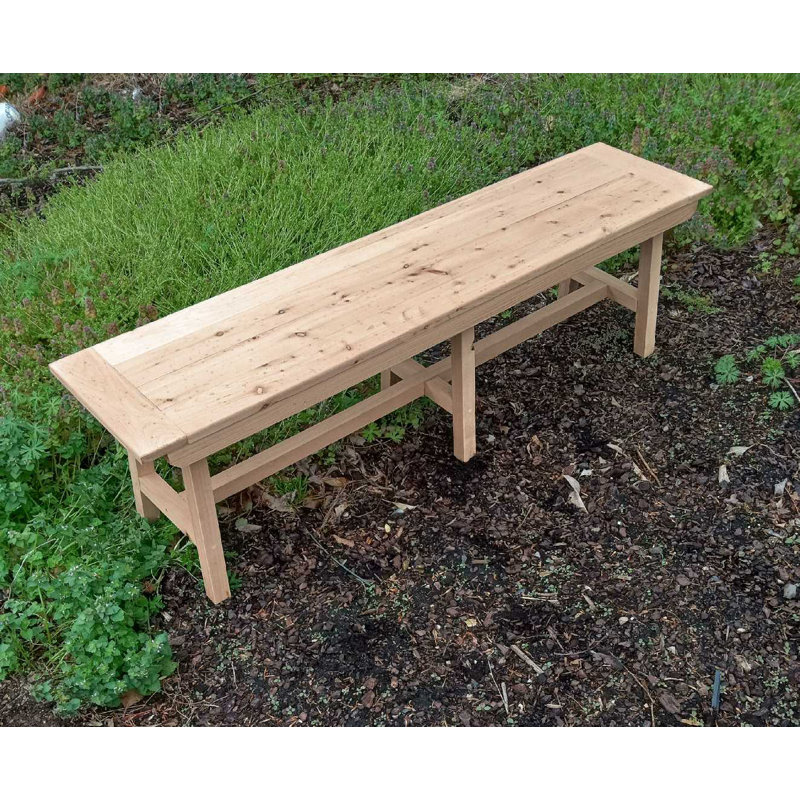 Millwood Pines Cawthon Cedar Outdoor Bench | Wayfair
