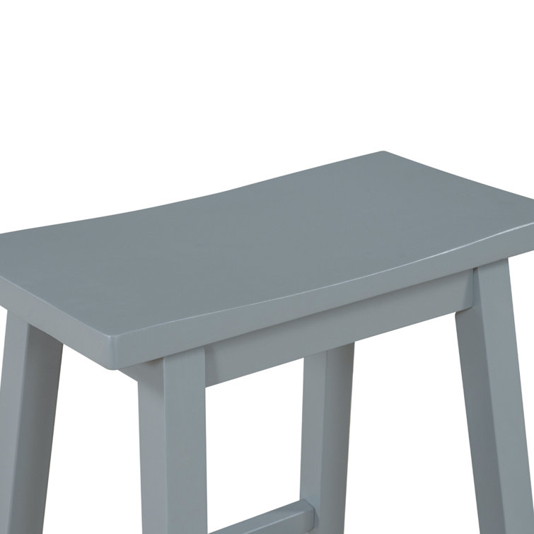 Winston Porter Amajae Manufactured Wood + Solid Wood Accent Stool ...