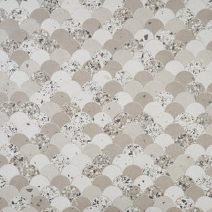 Fish Scale Floor Tiles & Wall Tiles You'll Love | Wayfair