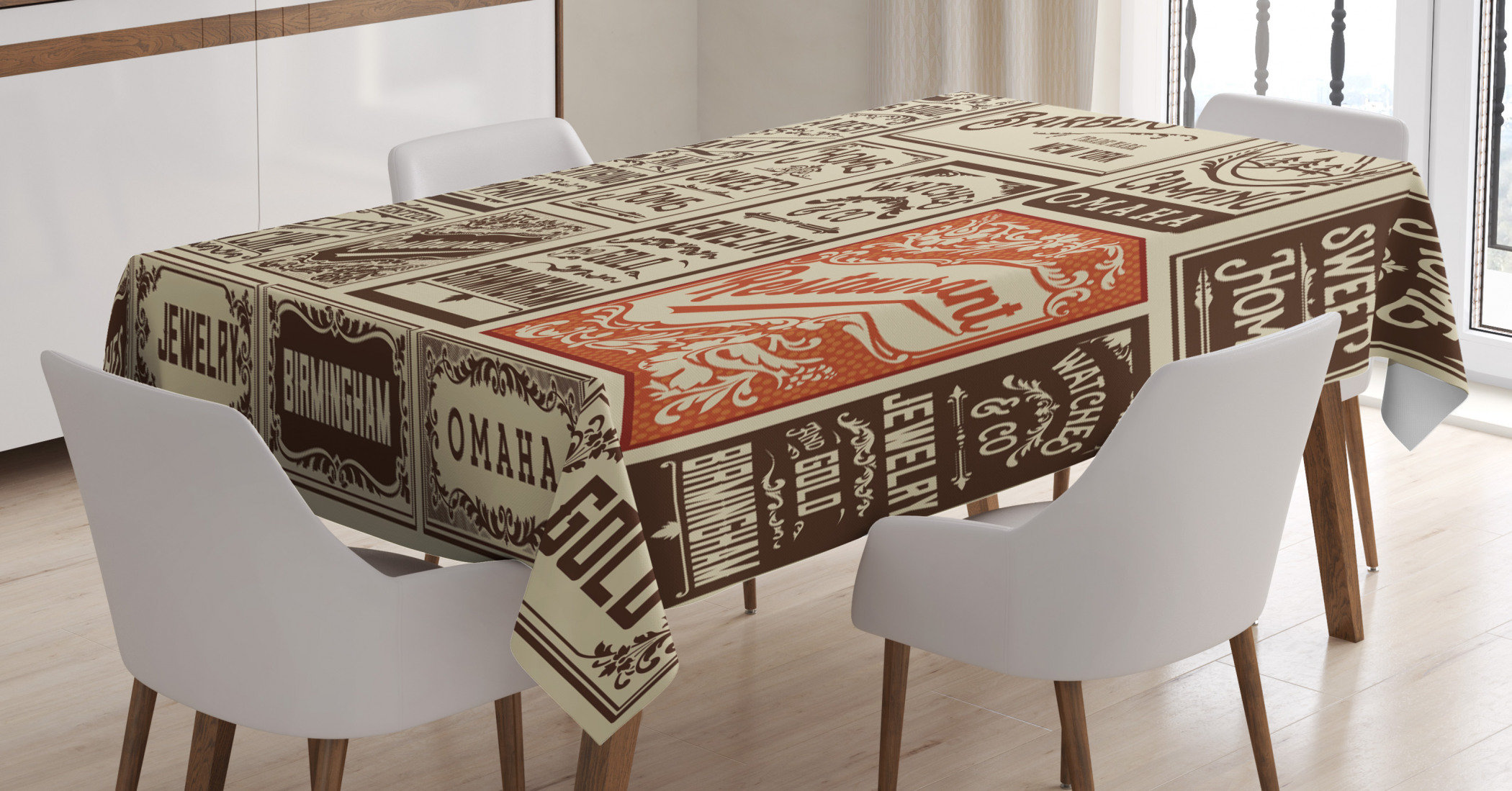 East Urban Home Composition Of Old Advertisement Designs Newspaper ...