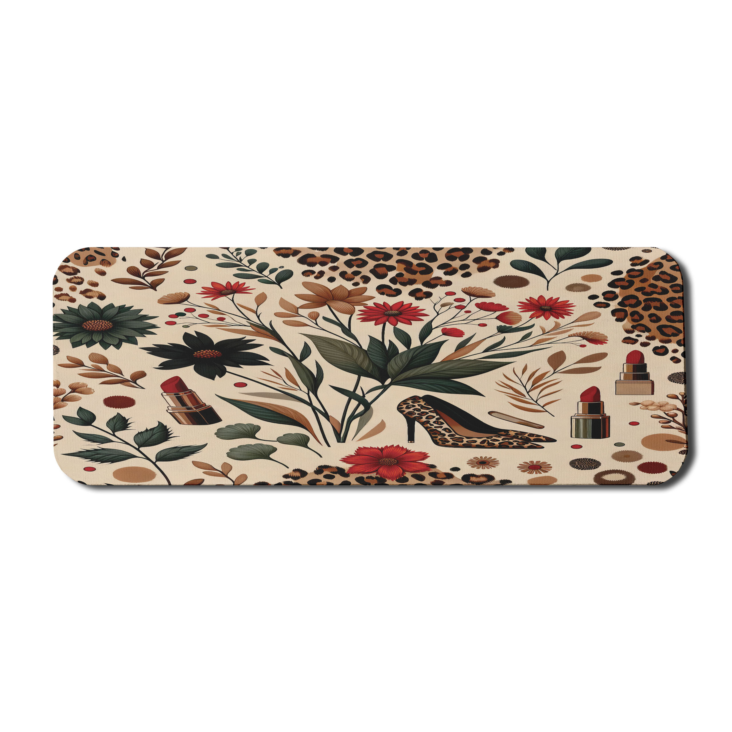 Charlton Home® Autumnal Gaming Mouse Pad Cozy Fall Feminine Art 31" x ...