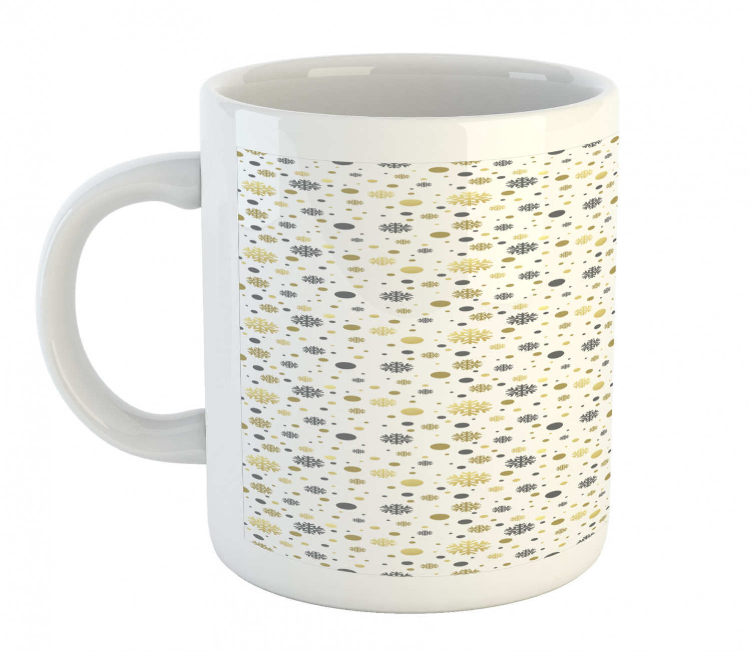 East Urban Home Spots and Snowflakes Coffee Mug | Wayfair