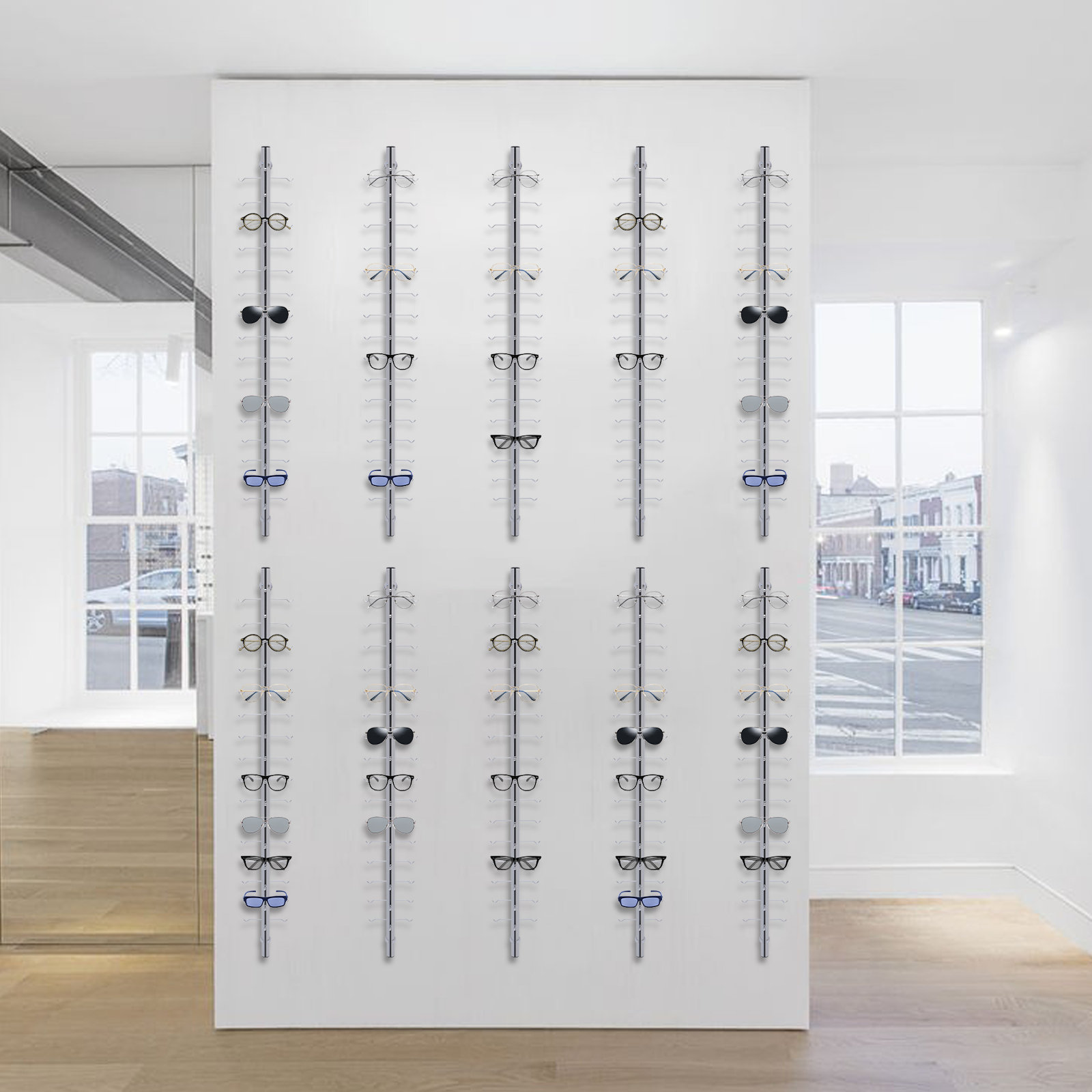 YYBSH Wall-Mount Metal Eyewear Display Holder(Without Lock) | Wayfair