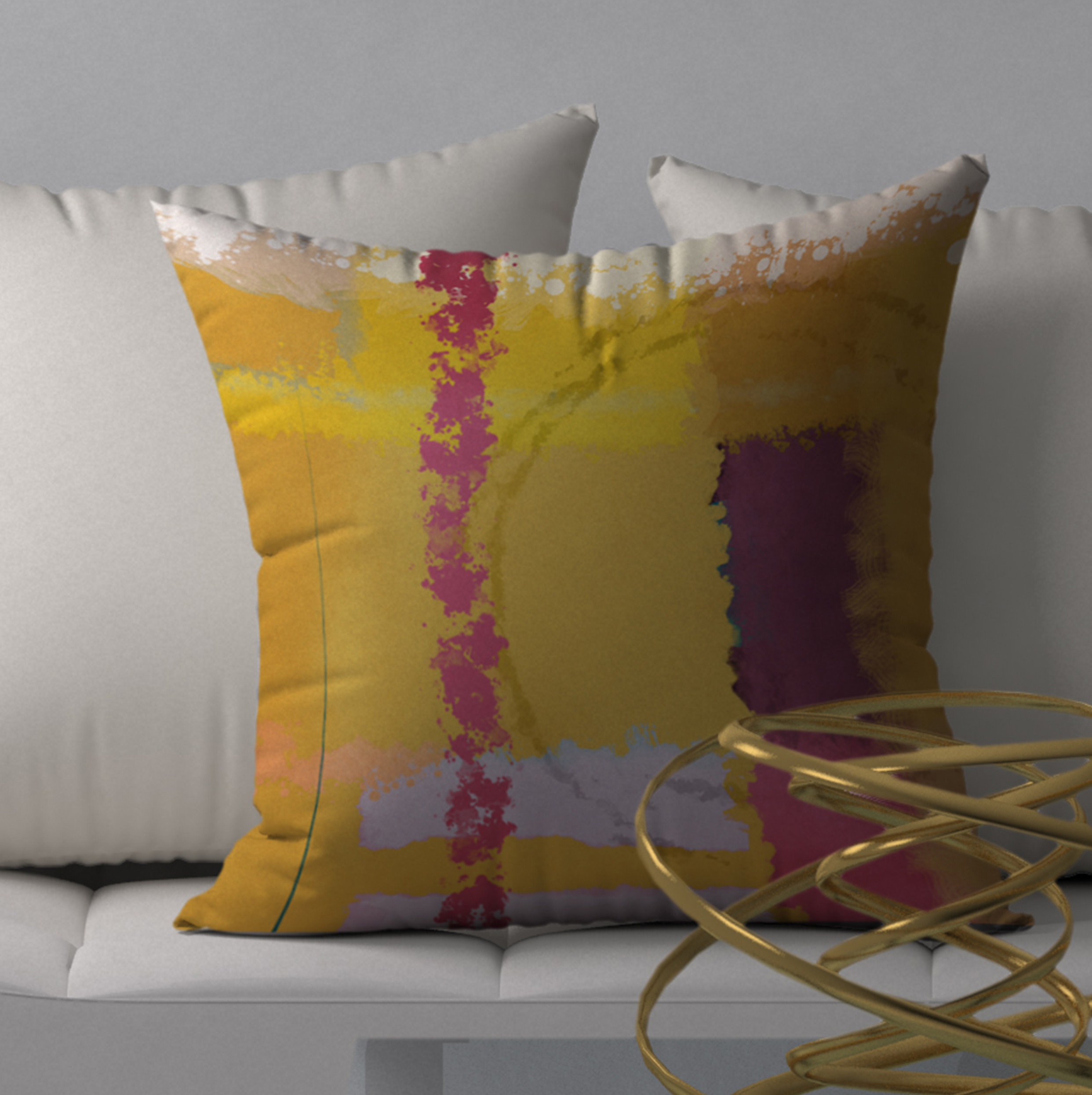 LeRoi Products Power Dynamic Square Pillow Cover & Insert | Wayfair