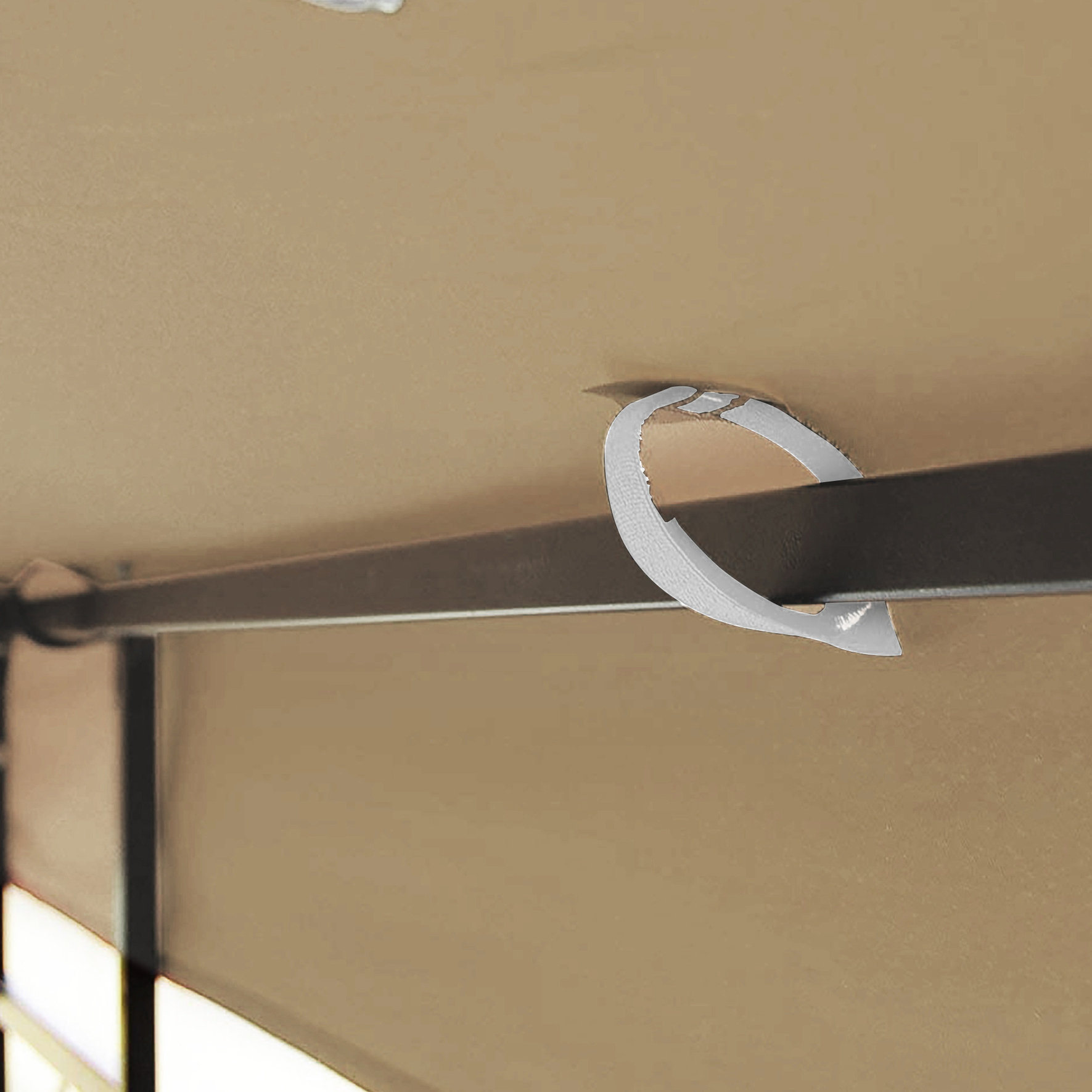 fengshu 10x10 Ft Outdoor Gazebo Canopy Replacement - Double Tier Roof ...