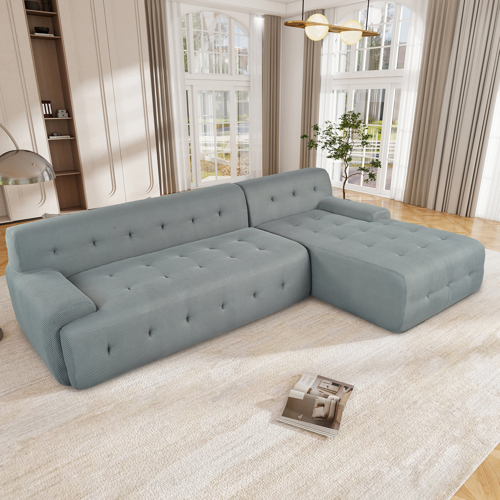 George Oliver L-Shaped Modular - 2 Piece . For Living Areas & Lounges ...