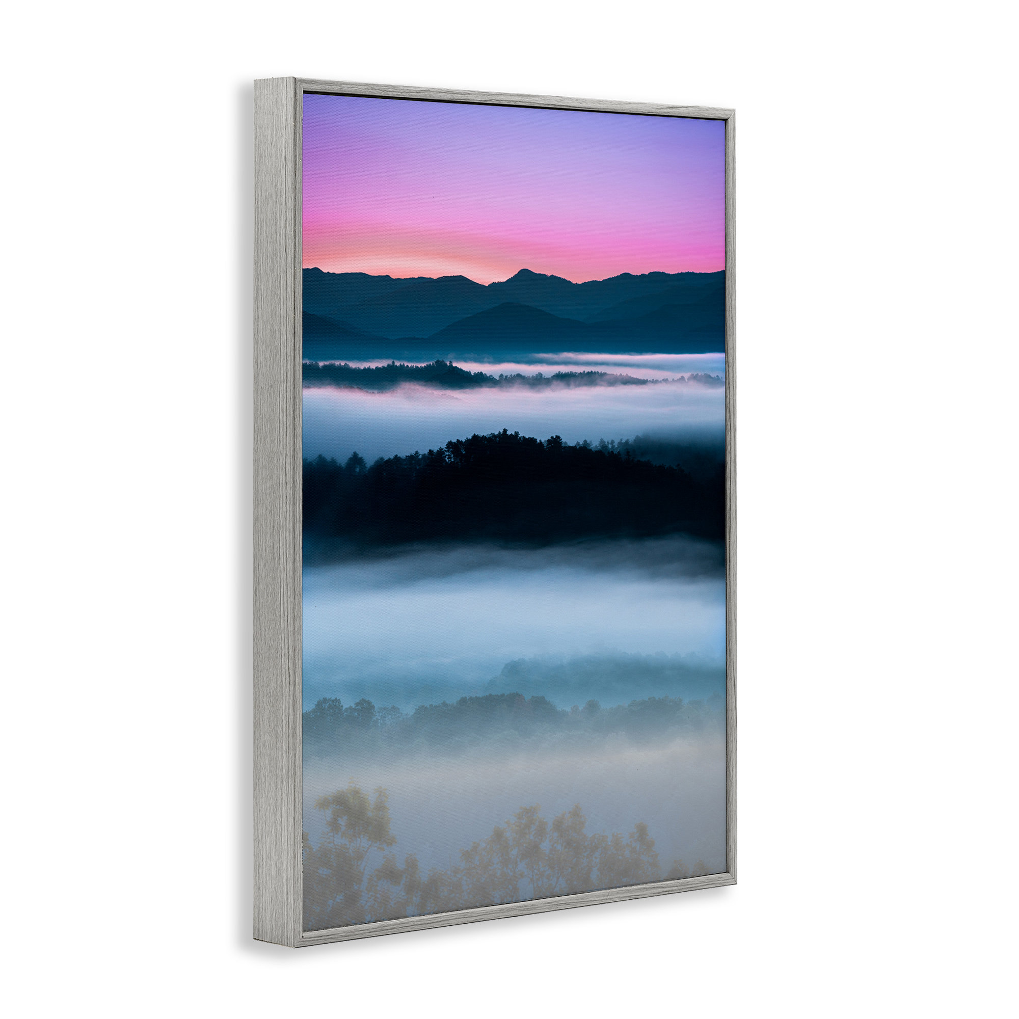 Ophelia & Co. Smoky Mountain Fog Framed Giclee, design by Jared Kreiss ...