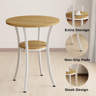 Gracie Oaks 3-Pieces Dining Table Set For Small Space,24'' Round Wooden ...
