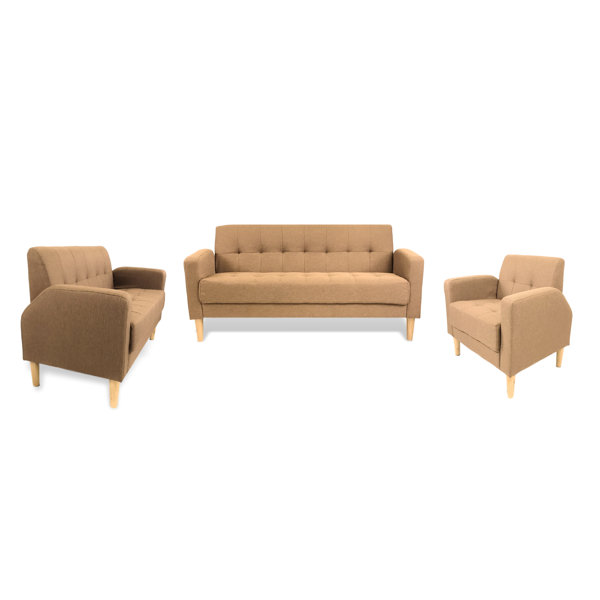 George Oliver Knowlton 3 - Piece Living Room Set & Reviews - Wayfair Canada