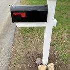 4EverProducts Lincoln Post Mounted Mailbox & Reviews | Wayfair