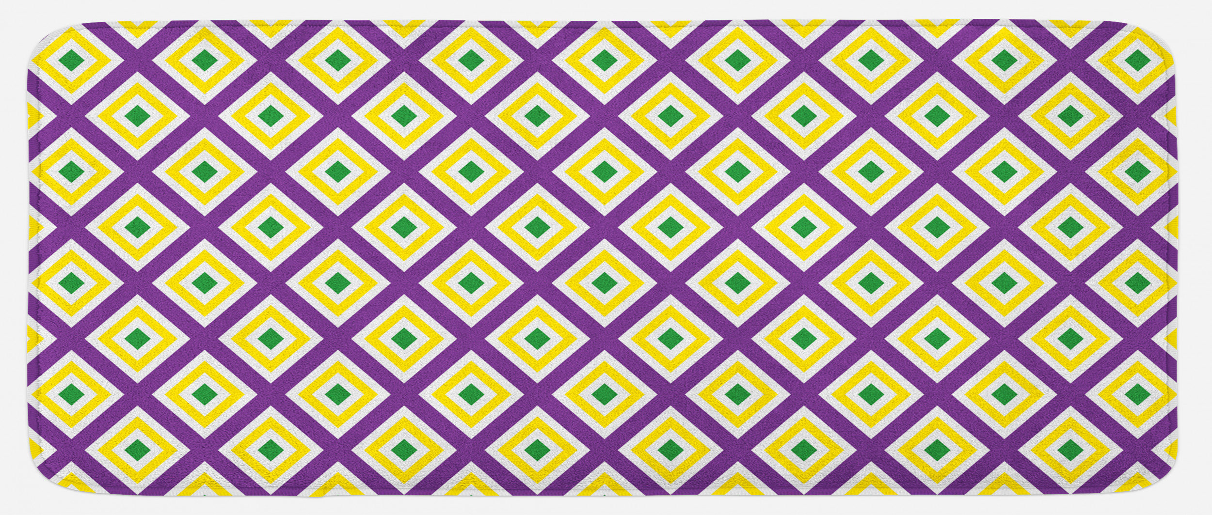 East Urban Home Classical Diamond Line Rhombus Pattern In Traditional ...