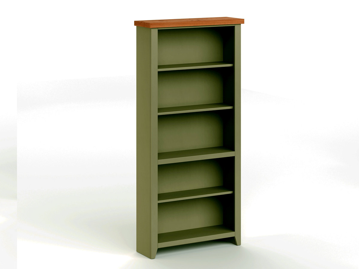 Red Barrel Studio® 72 Inch High 5-Shelf Bookcase, No Assembly Required ...