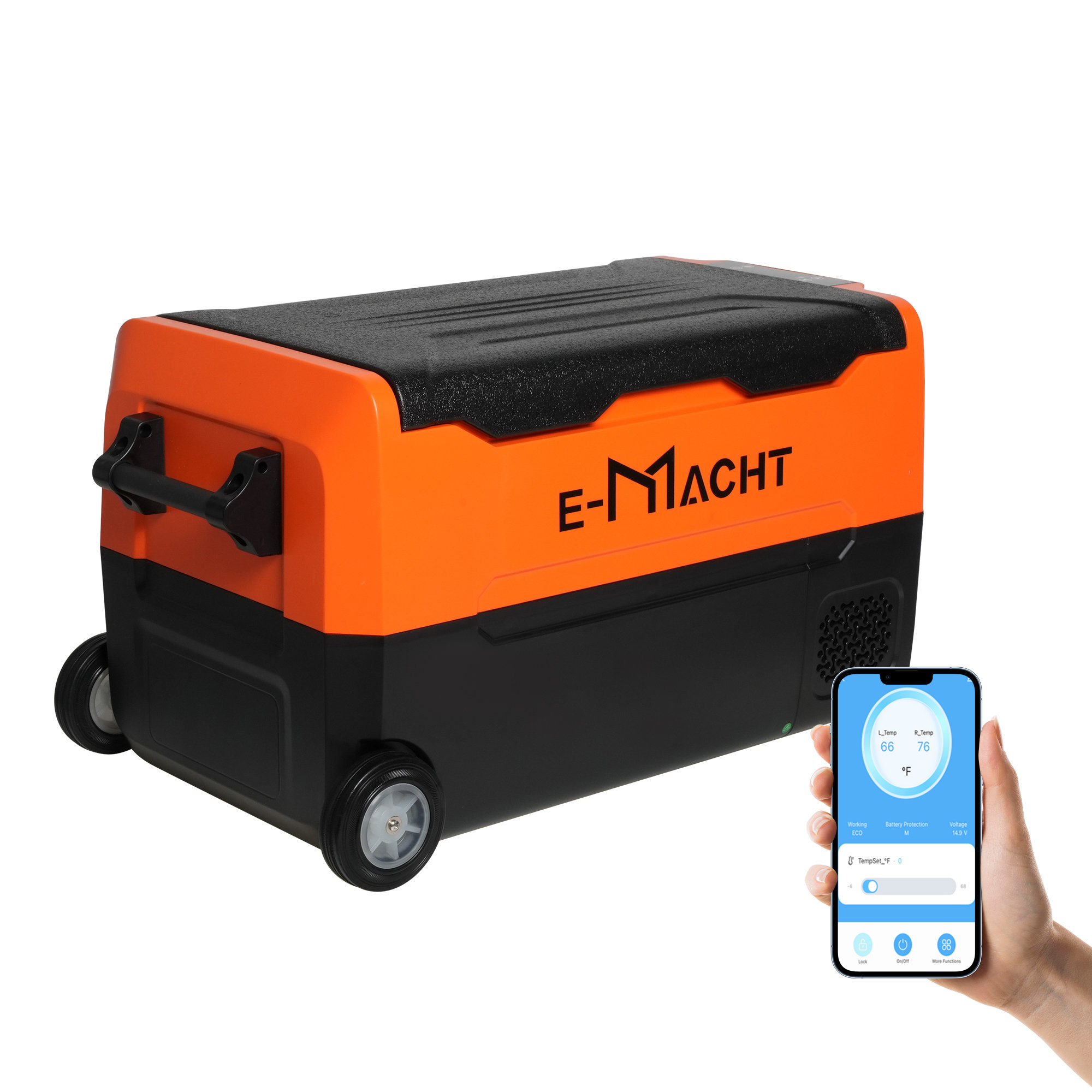 LUCKYREMORE 12/24Volt Portable Cooler, 31.7 Quarts Ice Chest with ...