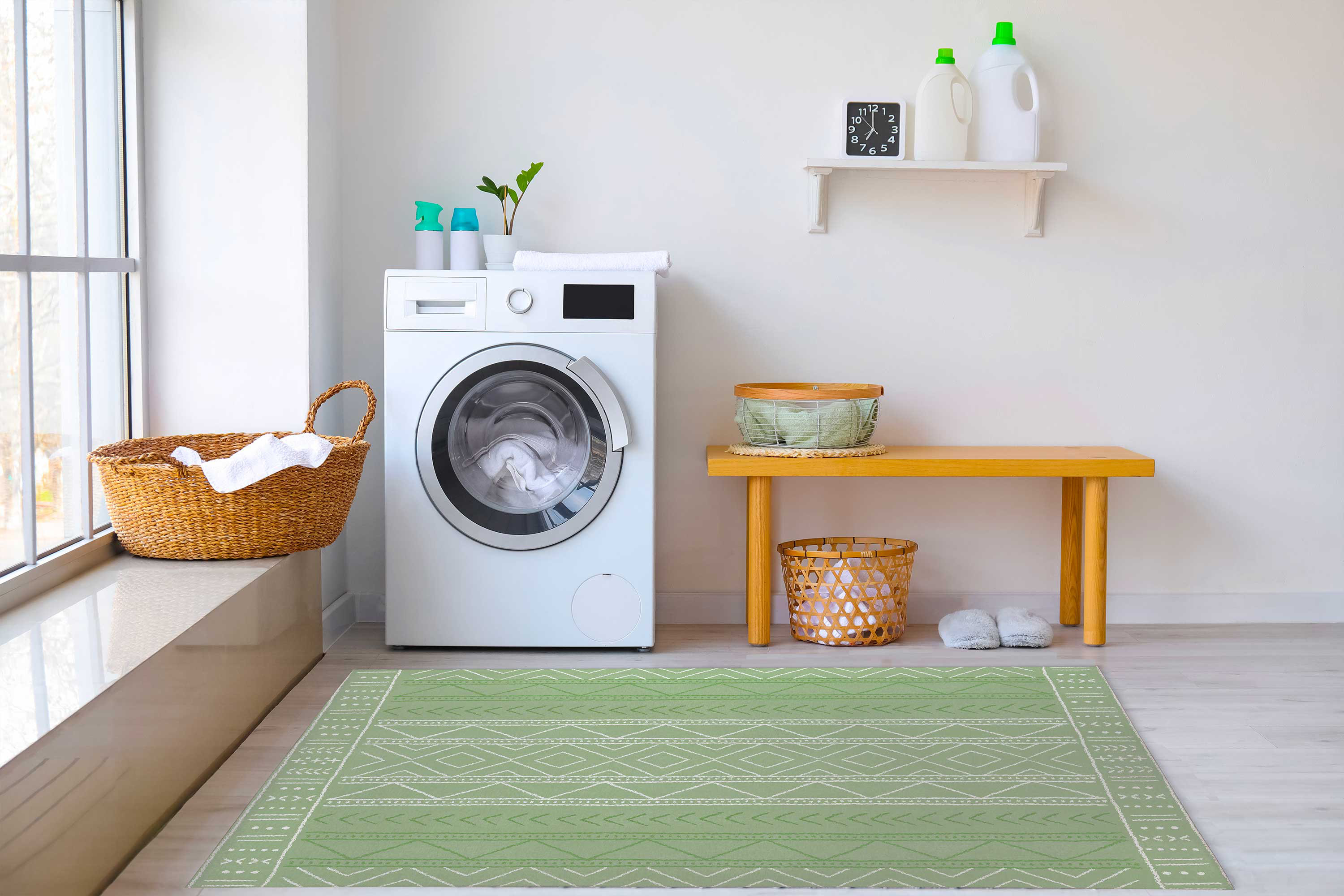 Union Rustic Kazlyn Laundry Mat | Wayfair