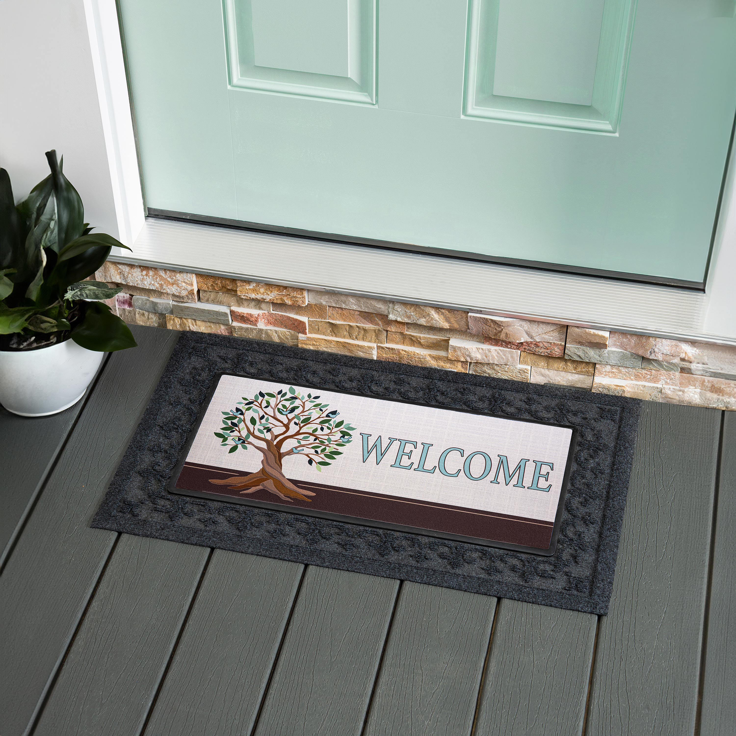 Winston Porter Tree of Life Sassafras Switch Mat | Wayfair