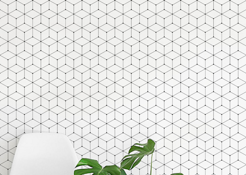 Wrought Studio Mckibben Peel & Stick Geometric Roll | Wayfair