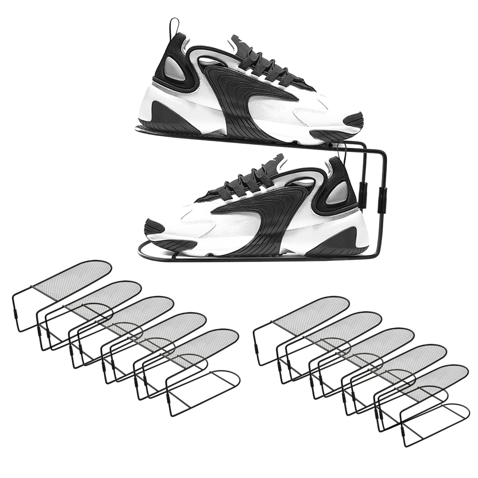 Rebrilliant 10-Pack Metal Shoe Stackers | Wayfair