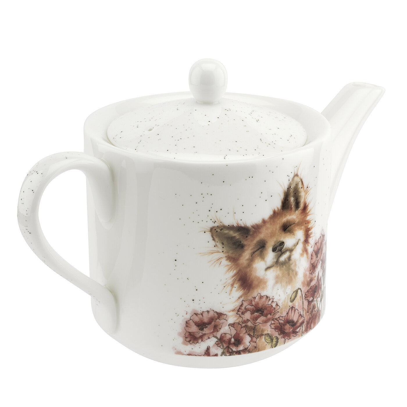 Royal Worcester Wrendale Designs Poppy Field 16 oz. Bone China Teapot ...