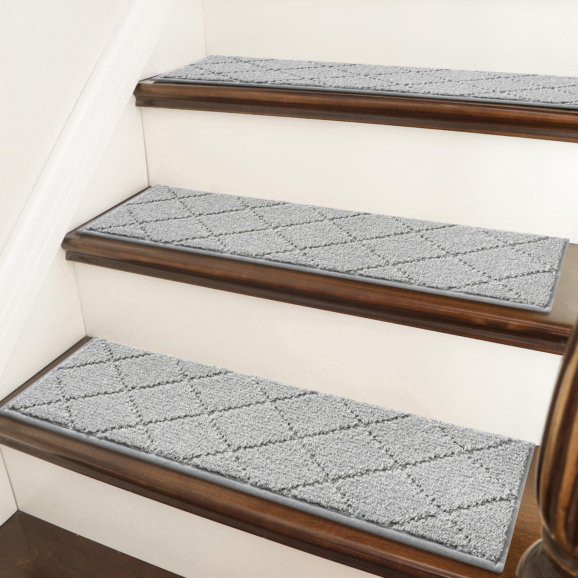 Wildon Home® Edging Stair Treads Non-Slip Rugs for Wooden Steps | Wayfair