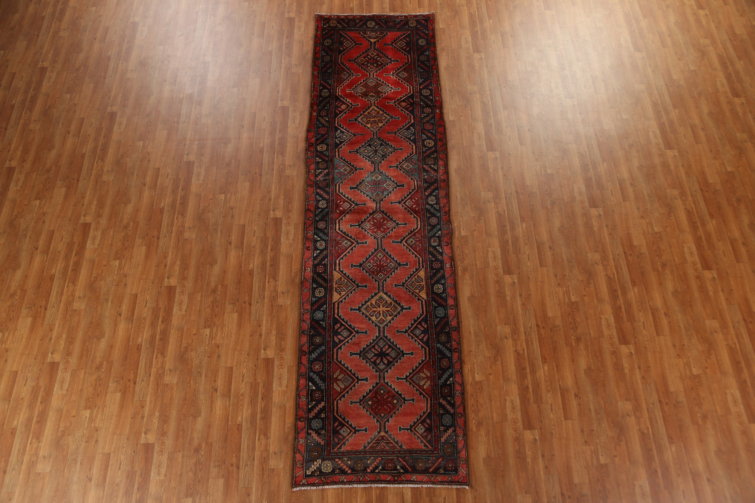 Bloomsbury Market Geometric Traditional Runner Rug 4x12 | Wayfair