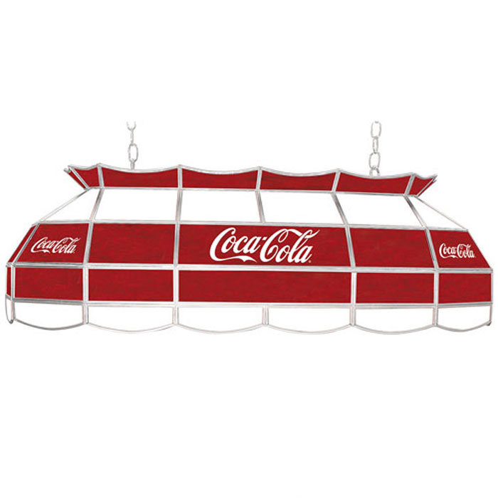 Trademark Global Coca Cola Brazil 3-Light Pool Table Linear Pendant ...
