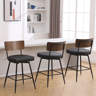 Corrigan Studio® Swivel Upholstered Counter & Bar Stool & Reviews | Wayfair