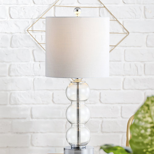 Pewter / Silver Table Lamps You'll Love | Wayfair