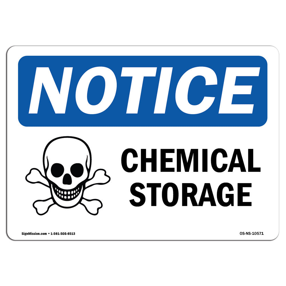 SignMission Chemical Storage Sign with Symbol | Wayfair