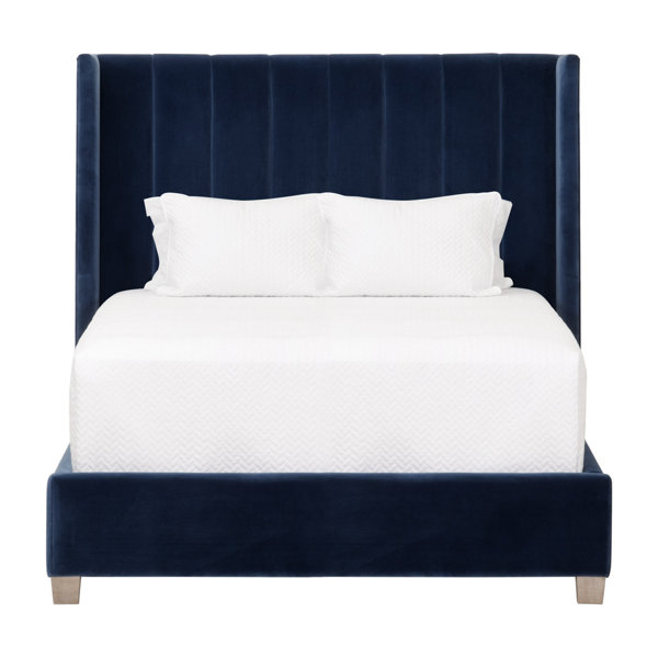 LOOMLAN Chandler Blue Queen Bed | Wayfair