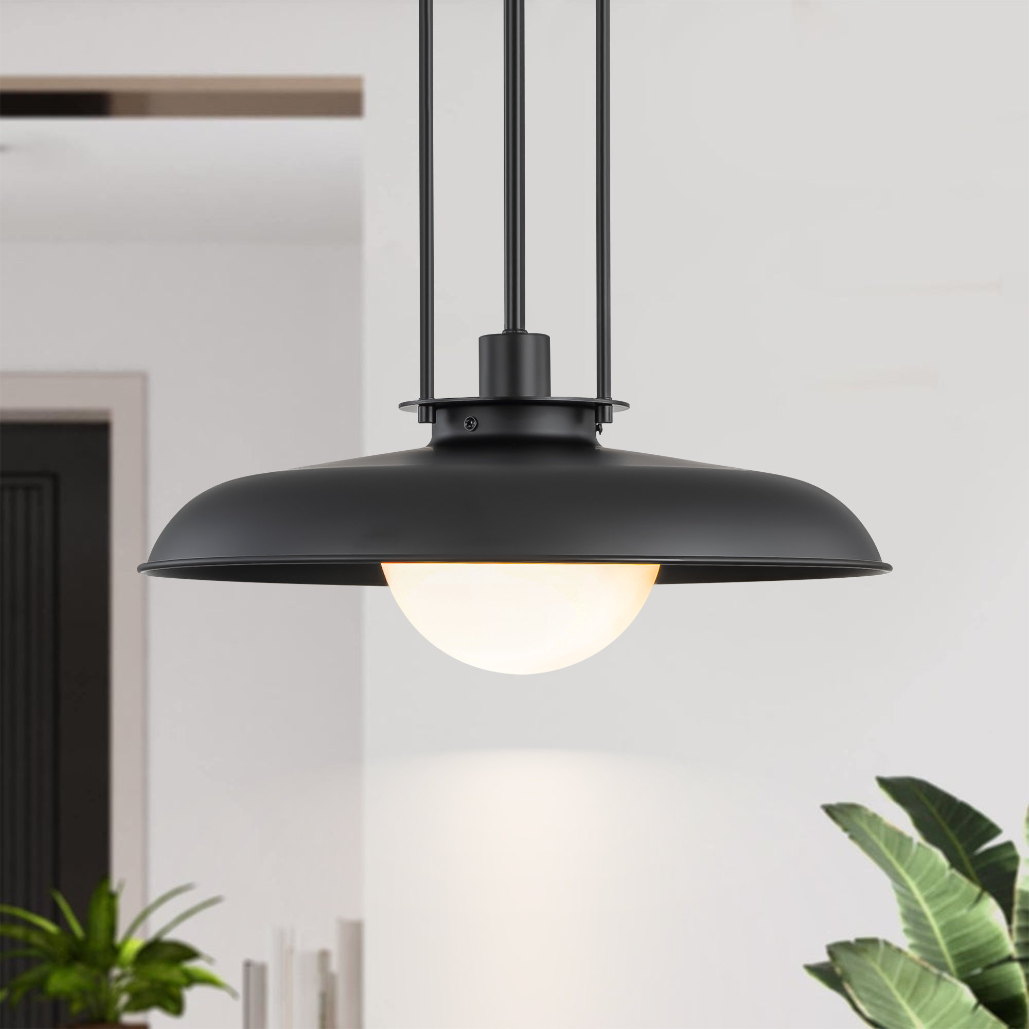 George Oliver Dante 1-Light Single Unique/Statement Kitchen Island ...