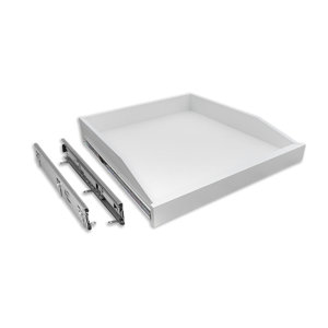 Slide-A-Shelf Made-To-Fit Slide-Out Shelf All White Finish - Full ...