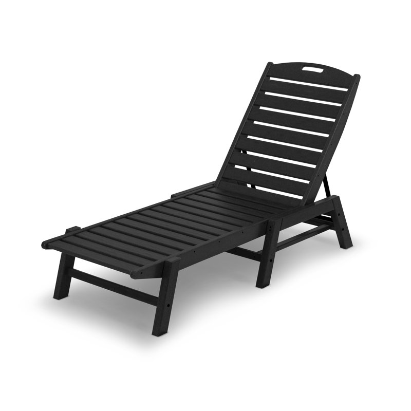 POLYWOOD® Nautical Chaise Lounge & Reviews | Joss & Main
