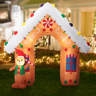 The Holiday Aisle® 8FT Lighted Gingerbread House Inflatable Decor | Wayfair