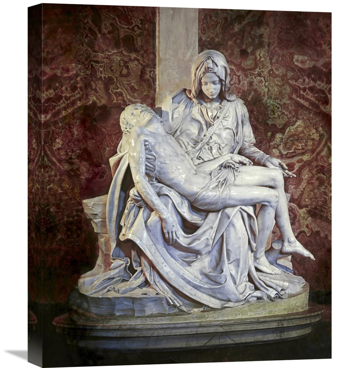Global Gallery 'Pieta' by Michelangelo Painting Print on Wrapped Canvas ...