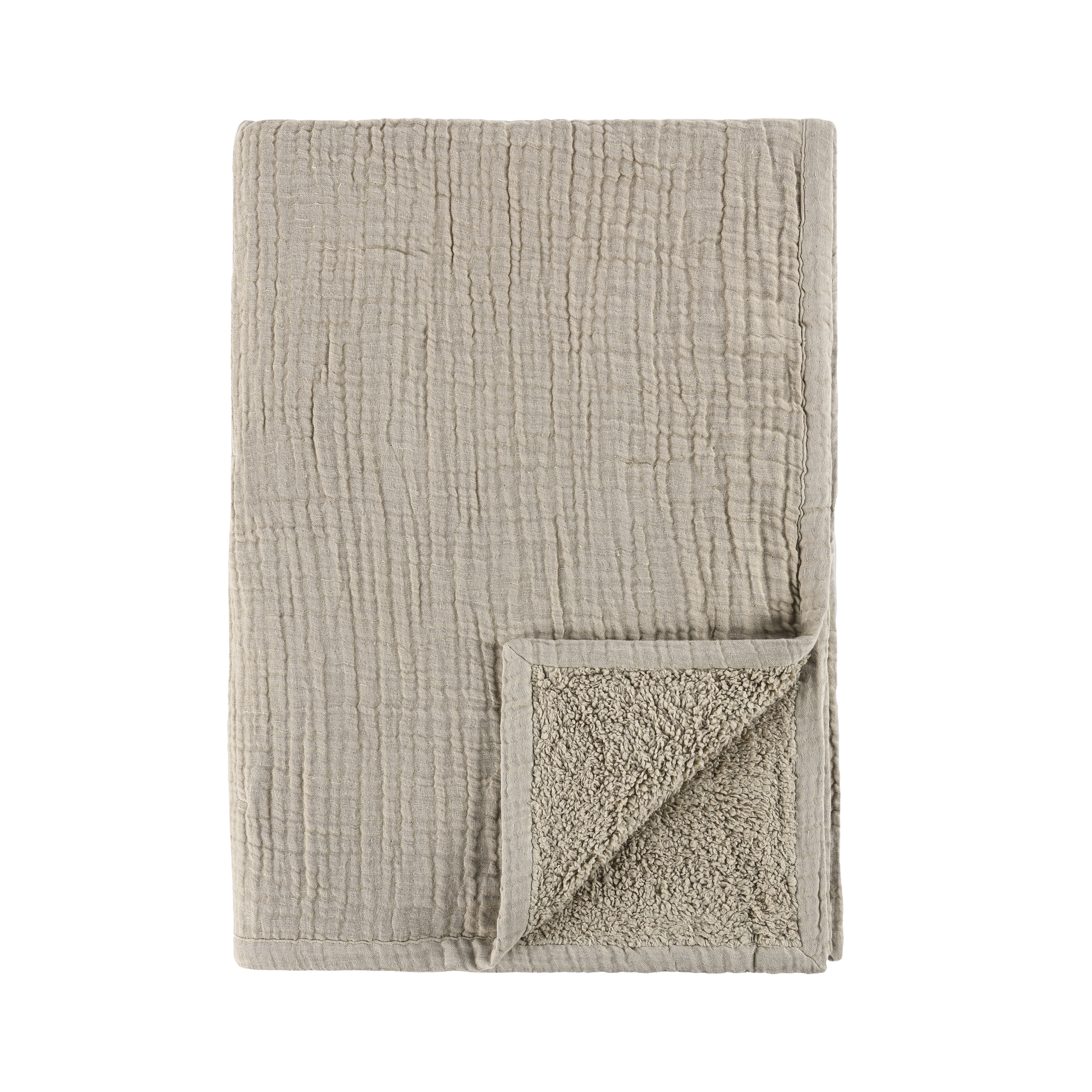 Villa by Classic Home Tc Cotton Linen Blend 50"x70" Throw Blanket | Wayfair