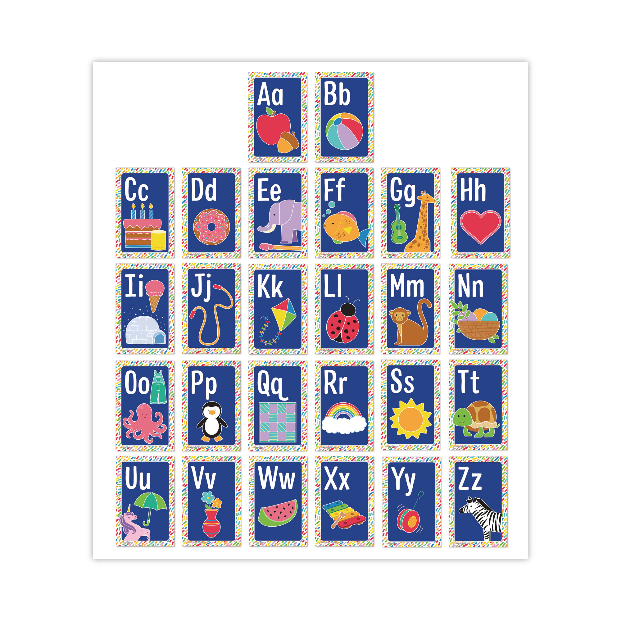Carson-Dellosa Education Alphabet Mini Posters & Reviews | Wayfair
