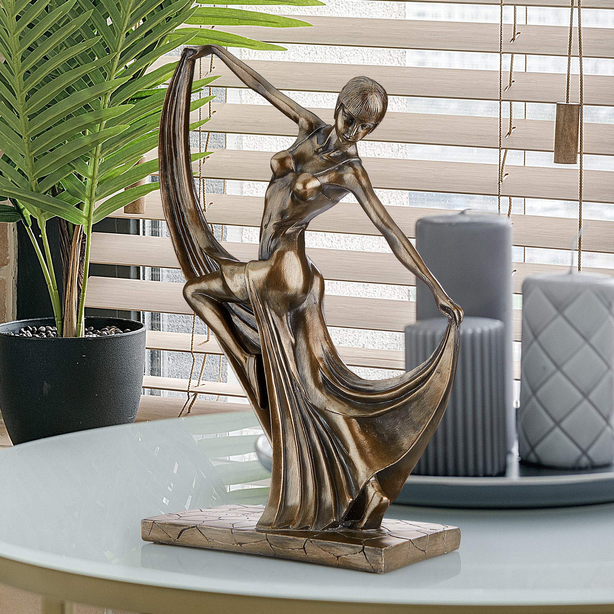 Design Toscano Mistress of the Dance Art Deco Figurine & Reviews | Wayfair