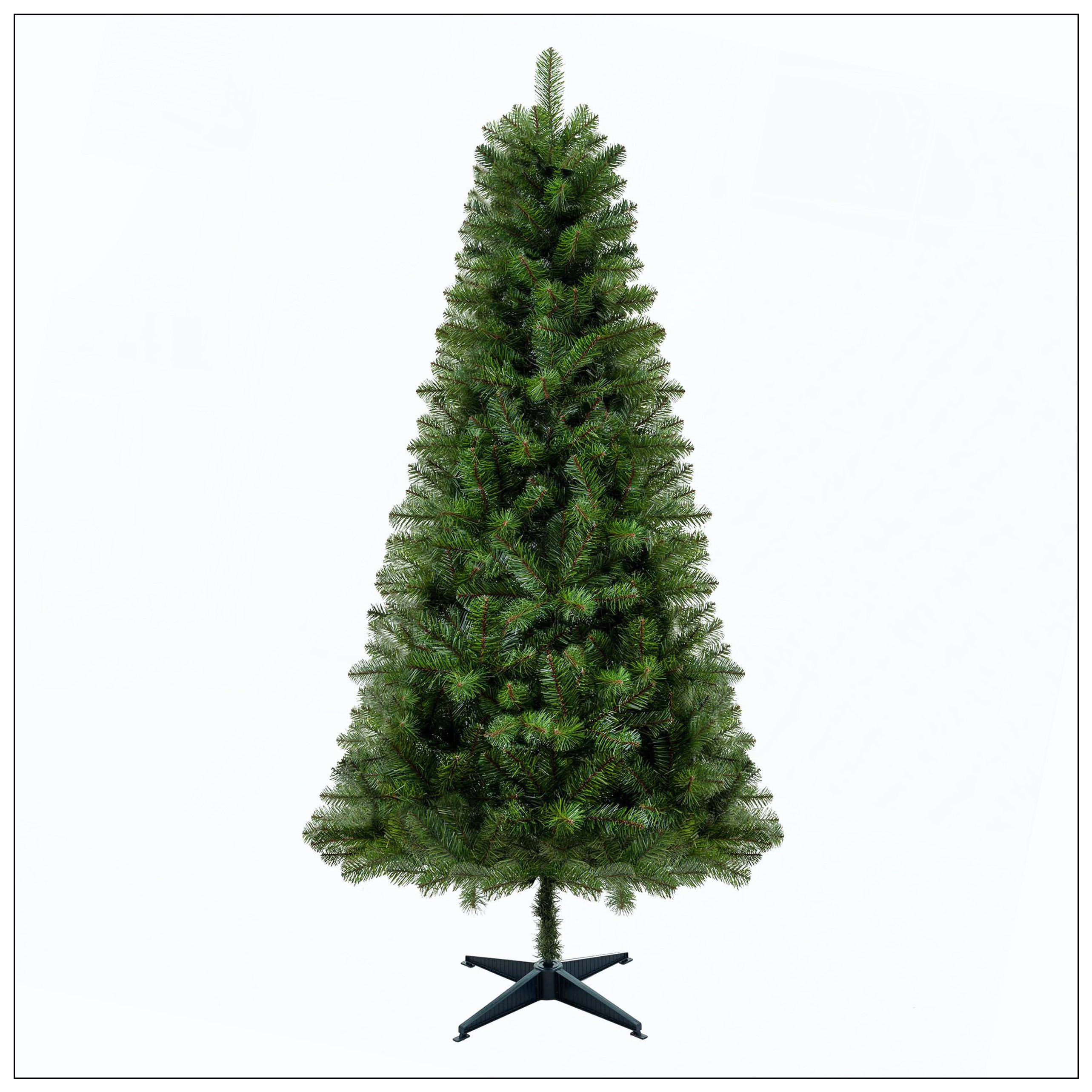 Winston Porter Unlit Artificial Christmas Tree With Tips, PVC Full ...