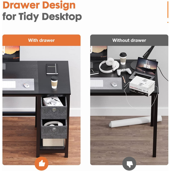 Trent Austin Design® Norrington Writing Desk with 2 Drawers & Reviews ...