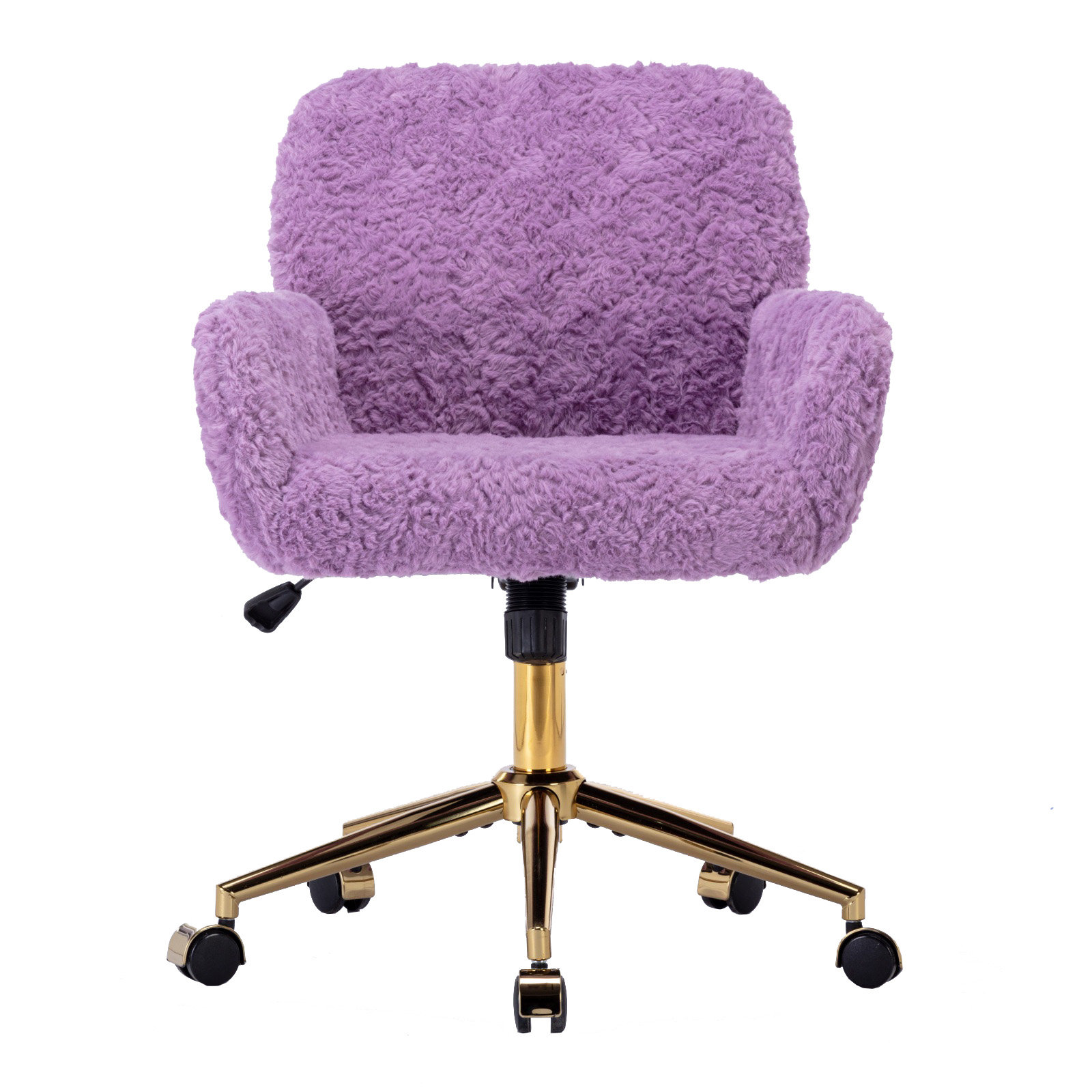 Mercer41 Jaionna Faux Fur Office Chair | Wayfair