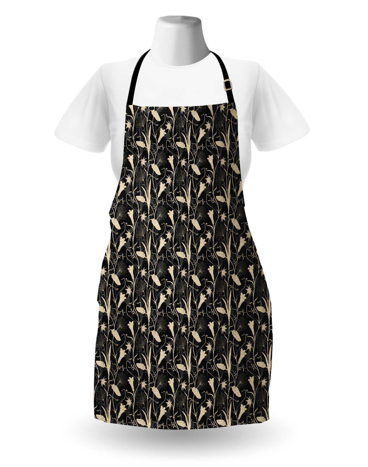 East Urban Home Art Nouveau Apron Unisex, Mother Nature Blossoms, Adult ...