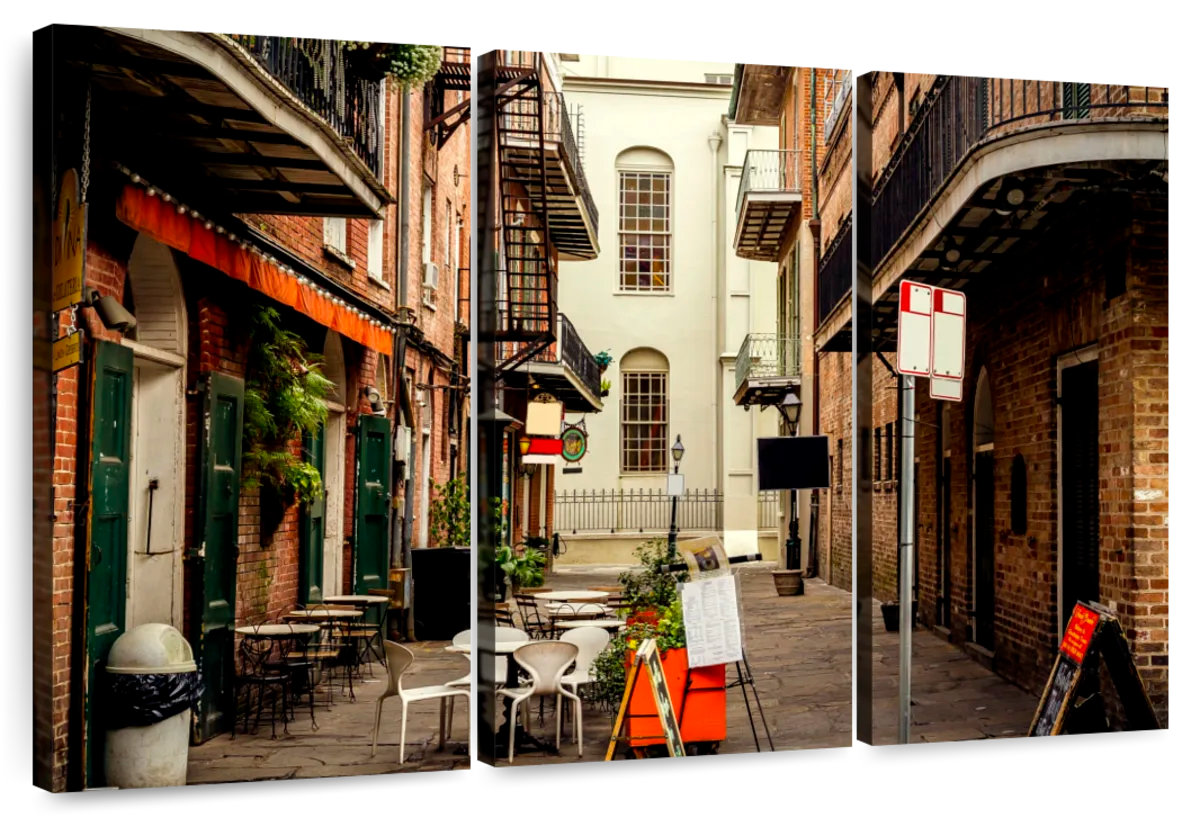Ebern Designs Sebbie New Orleans French Alley | Wayfair