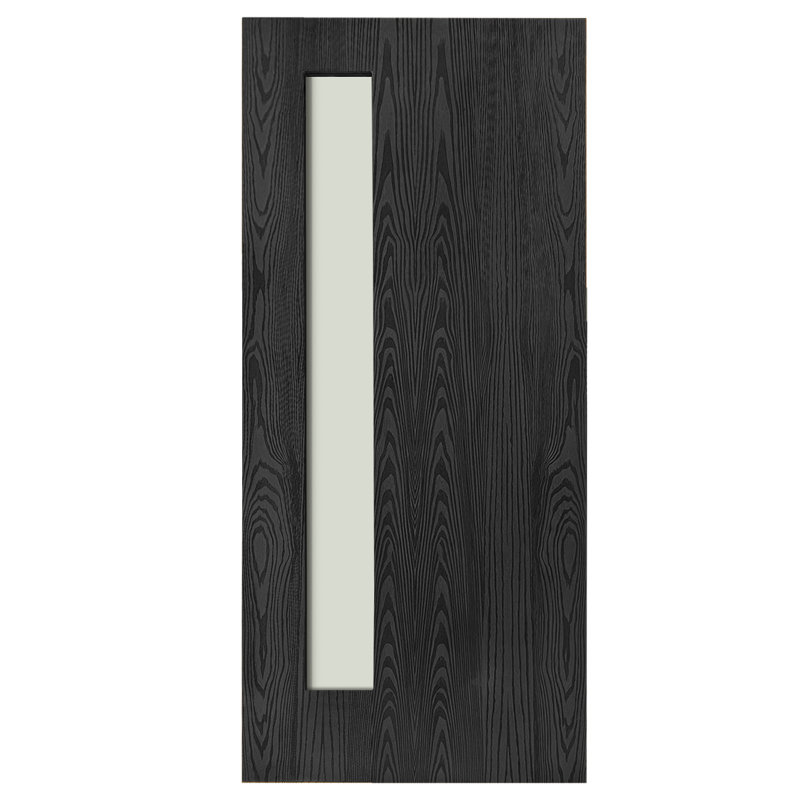 Calhome Modern Exterior Fiberglass Front Entry Door Slab with Clear ...