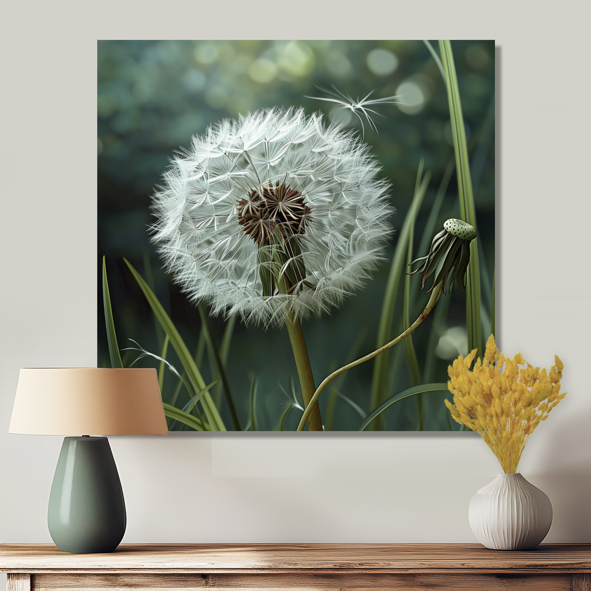 Winston Porter Dandelion Pappus In The Meadow - Dandelion Wall Art ...
