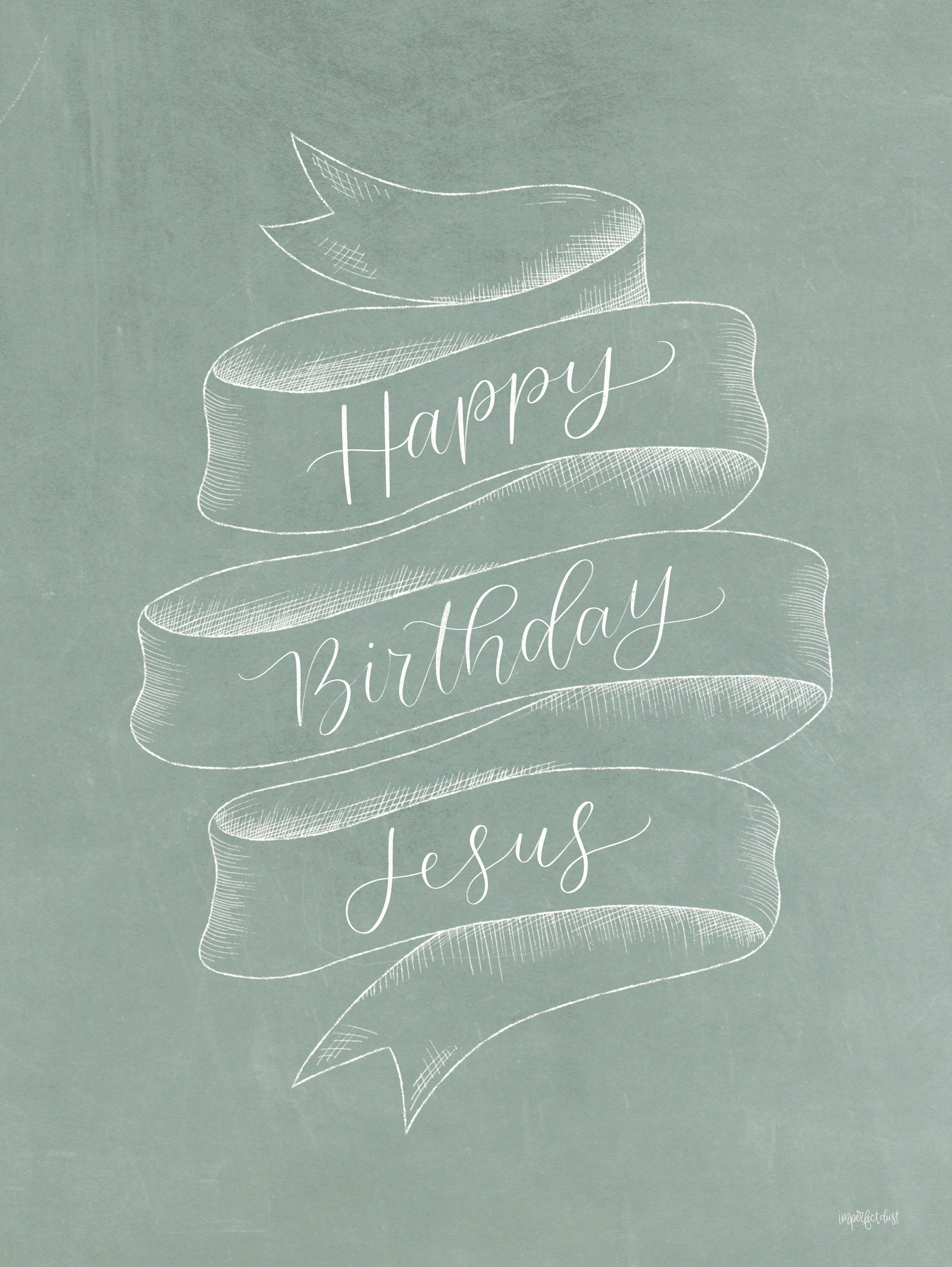 The Party Aisle™ Valmeyer Happy Birthday Jesus Banner On Canvas by ...