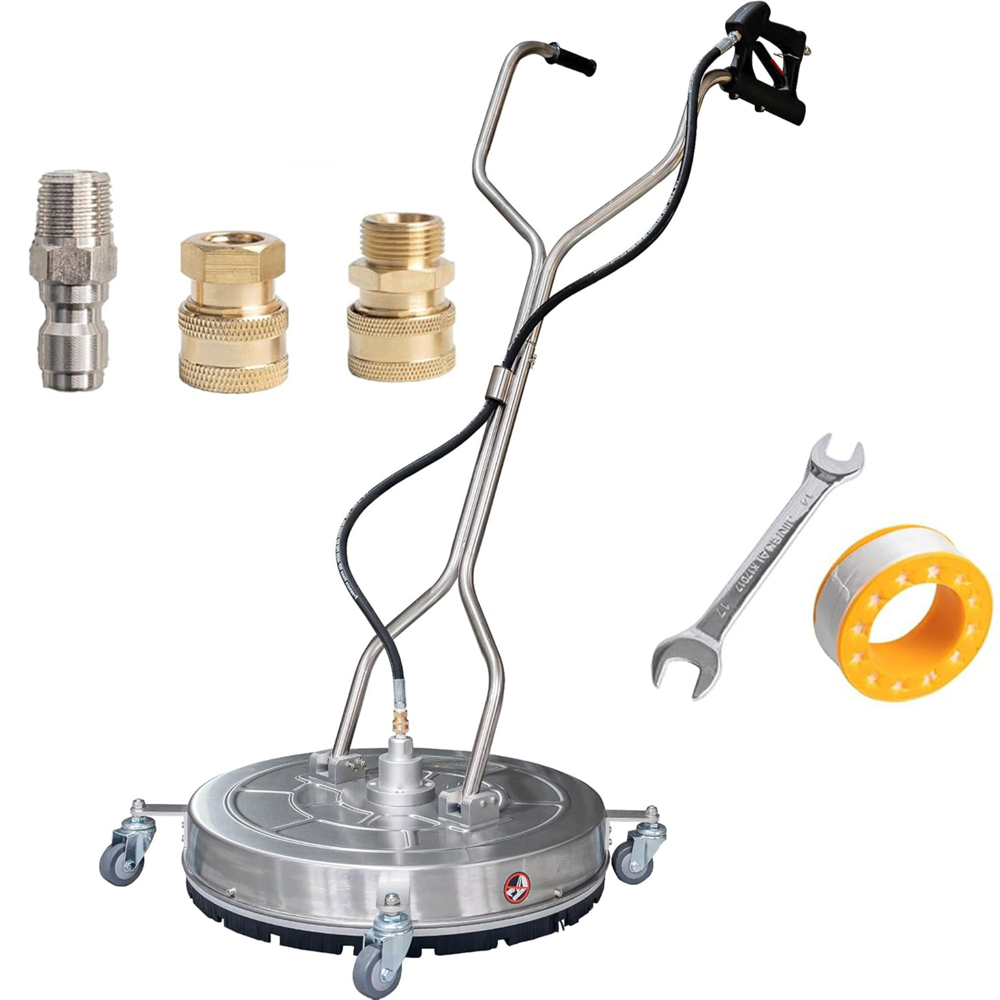 DAZZLE BRIGHT 30" Pressure Washer Surface Cleaner With Dual Handles ...